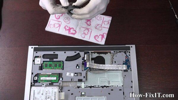 Disassemble and Processor Fan cleaning of Dell Inspiron 15 Notebook ...
