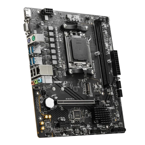 MSI PRO A620M-E, AM5, Support Ryzen 9000/7000/8000, DDR5